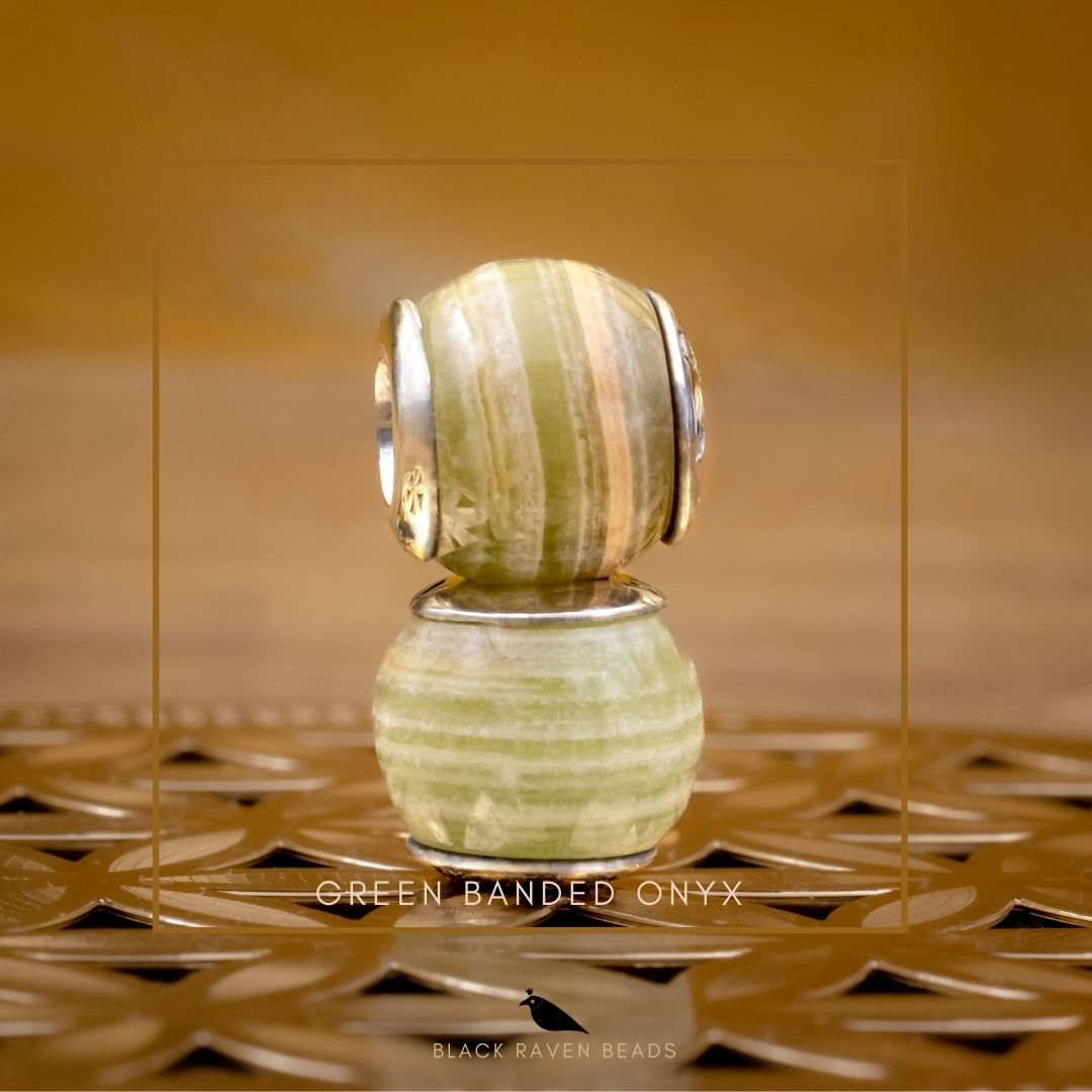 Green Banded Onyx – Beads Candy Shop